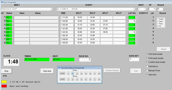 TIMEWARE3 Software – International Sports Timing